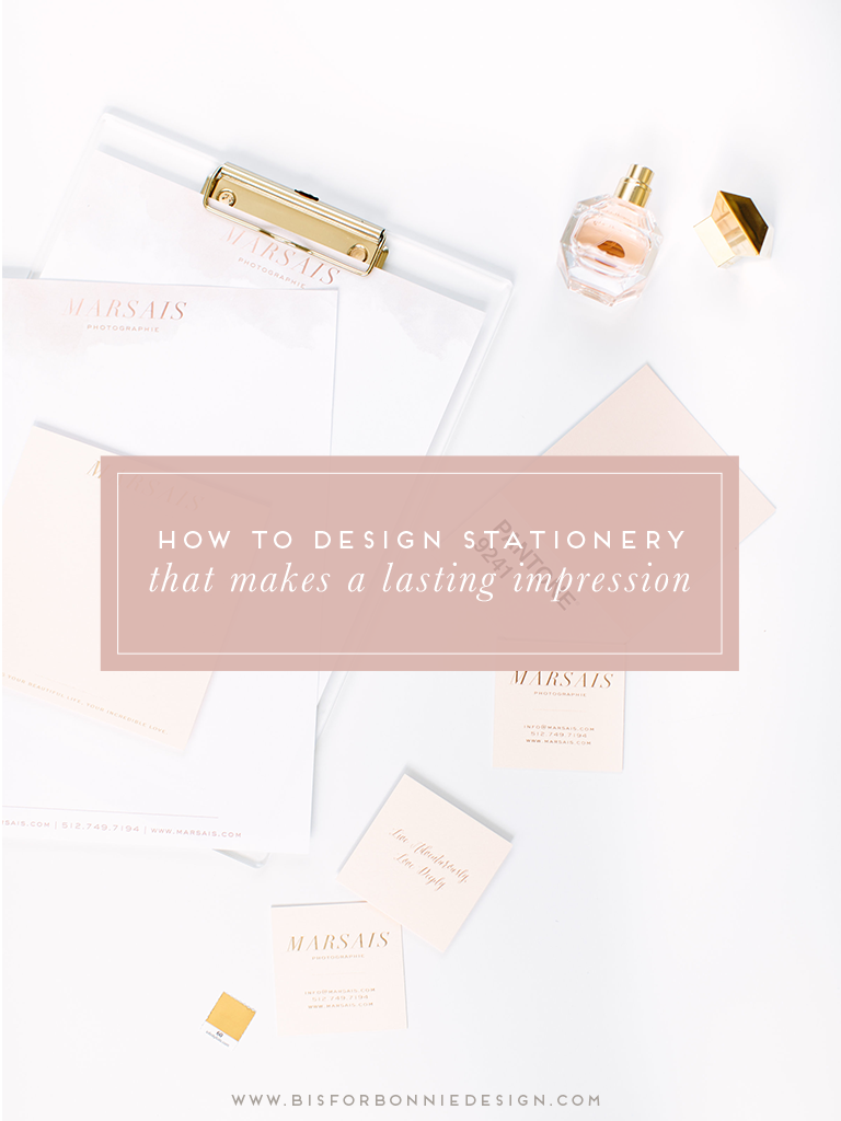 How to Design Stationery that Makes a Lasting Impression - b is for ...