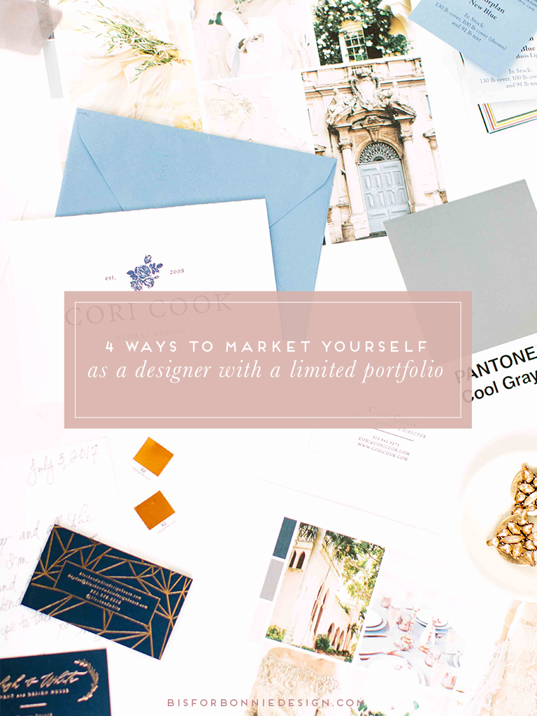 4 ways to market yourself as a designer with a limited portfolio - b is ...