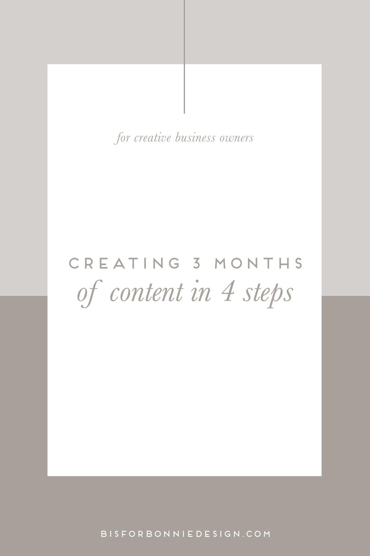 How I Create Three Months of Content in 4 Simple Steps - brand design ...