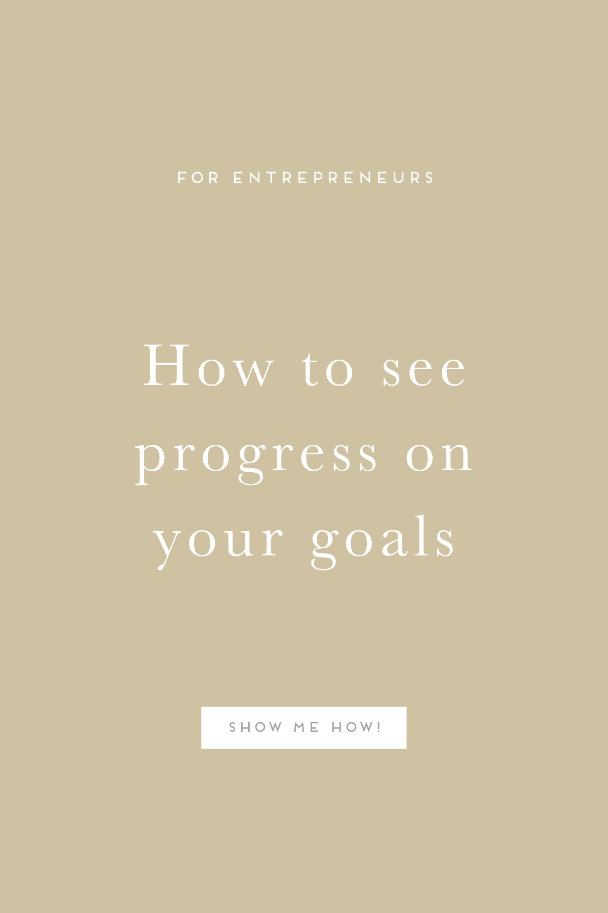 The Real Reason you’re NOT Seeing Progress on your Goals - b is for ...